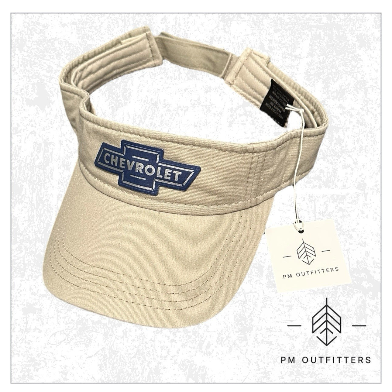 Custom Design Retro Chevrolet Pigment Dyed Cotton Visor – PM Outfitters